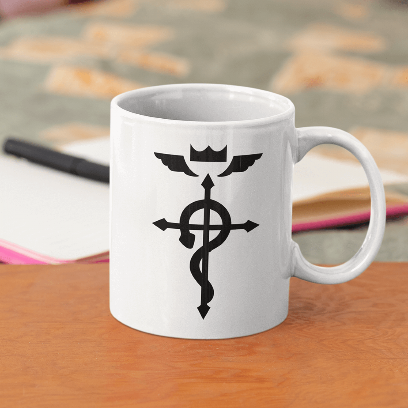 One Piece Ace Logo Kupa Bardak