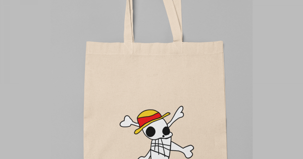 One Piece Luffy Laboon Logo Bez Çanta