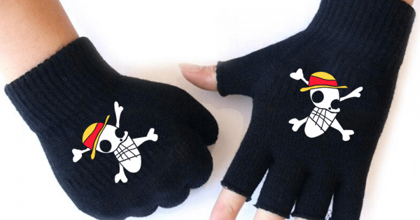 One Piece Luffy Laboon Logo Eldiven