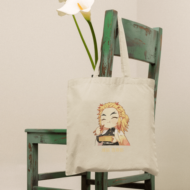 Demon Slayer Rengoku Kawaii Bez Çanta