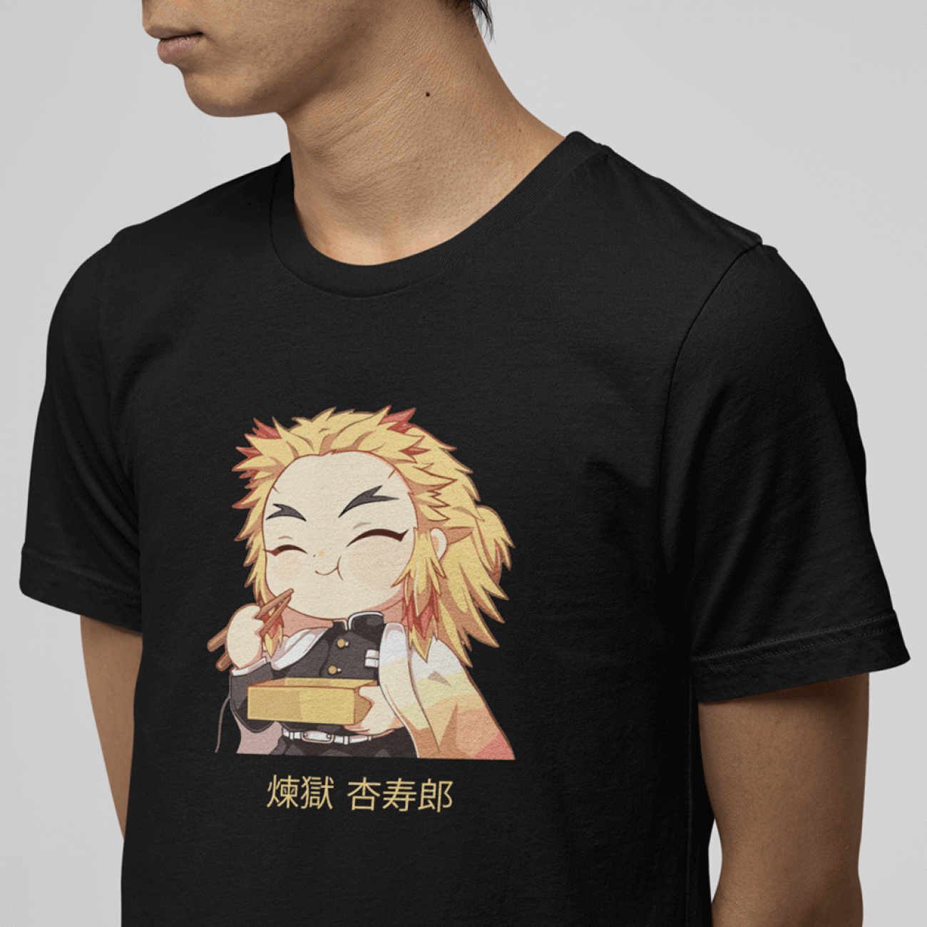 Demon Slayer Rengoku Kawaii Tişört