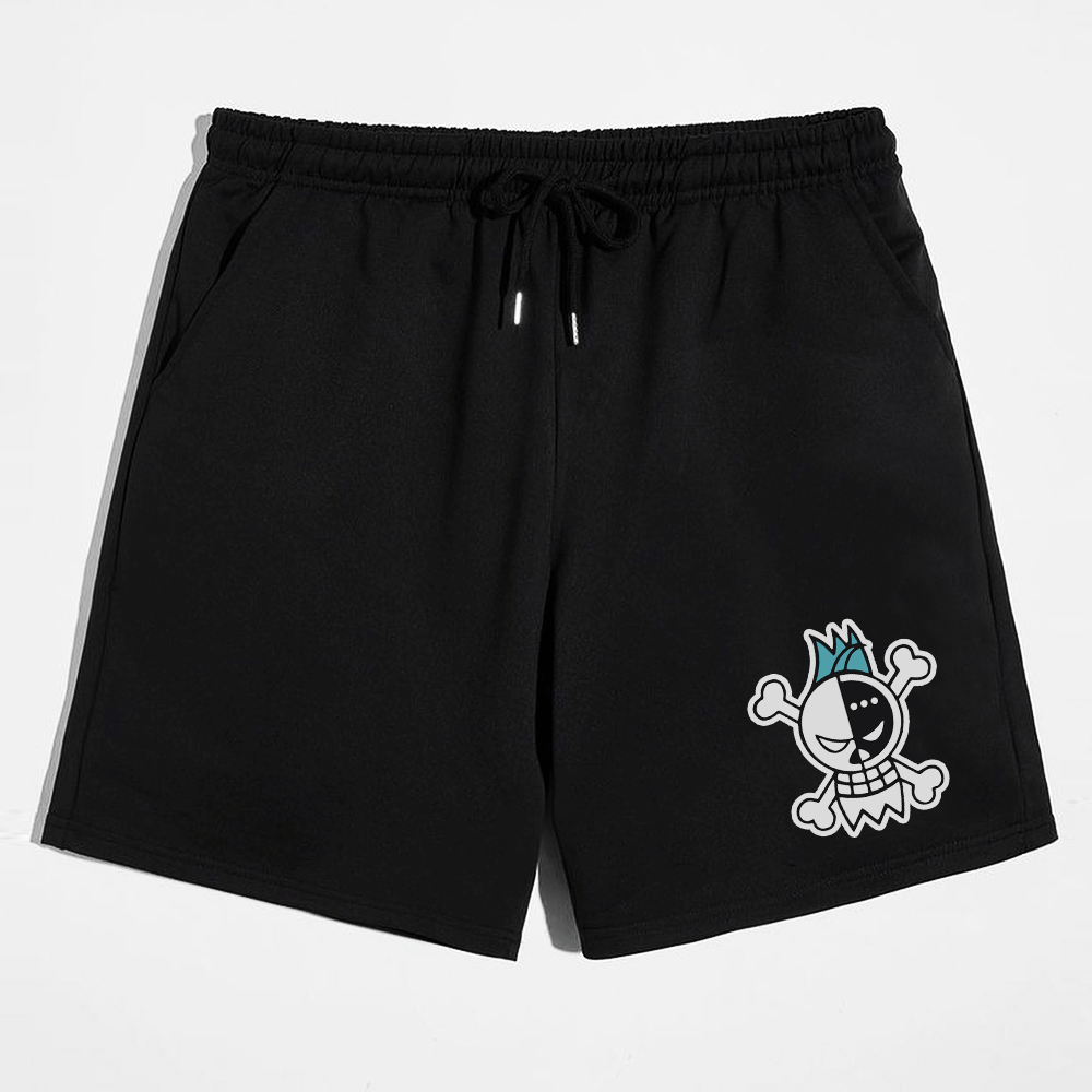 One Piece Franky Logo Şort - Anime Evim